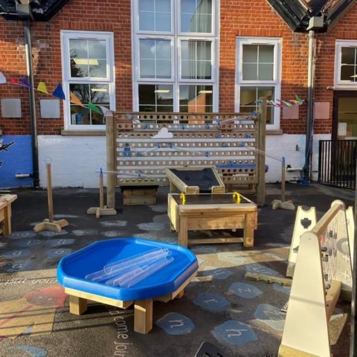 Joseph Hood Primary School - Our new water play is up and running!